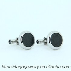 China High Quality Fashin Classic Stainless Steel Men's Cuff Links Cuff Buttons LCF160 supplier