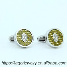 China High Quality Fashin Classic Stainless Steel Men's Cuff Links Cuff Buttons LCF166-2 supplier
