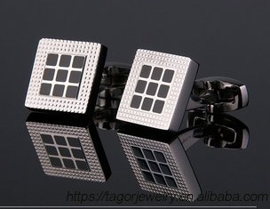 China High Quality Fashin Classic Stainless Steel Men's Cuff Links Cuff Buttons LCF294 supplier