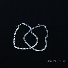 China Classic 316L Stainless Steel Fashion Jewelry Earrings Hoops Earrings LEH42 supplier