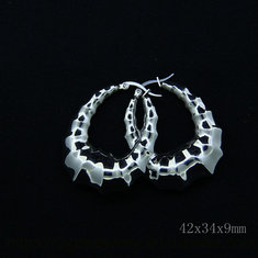 China Classic 316L Stainless Steel Fashion Jewelry Earrings Hoops Earrings LEH93 supplier