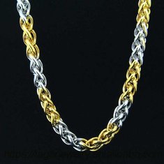 China Fashion Trendy Top Quality Stainless Steel Chains Necklace LCS111-2 supplier