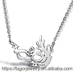 China New Fashion Tagor Jewelry 316L Stainless Steel  Pendant Necklace TYGN099 supplier