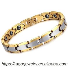 China New Super Fashion Tagor Jewelry Factory Ceramic Tungsten Series Bracelet TYWB064 supplier