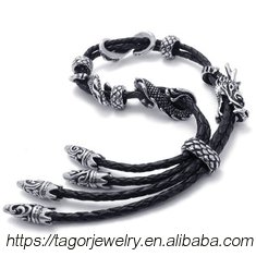 China High Quality Tagor Stainless Steel Jewelry Fashion Men's Casting Bracelet PXB028 supplier