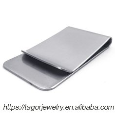 China 316L Stainless Steel Tagor Jewelry Fashion Trendy Money Clip Note Bill Clip PXM017 supplier