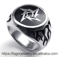 China Tagor Jewelry Super Fashion 316L Stainless Steel Casting Ring PXR299 supplier