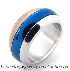 China Tagor Jewelry Super Fashion 316L Stainless Steel Casting Ring PXR336 supplier