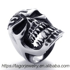 China Tagor Jewelry Super Fashion 316L Stainless Steel Casting Ring PXR378 supplier