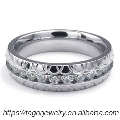 China Tagor Jewelry Super Fashion 316L Stainless Steel Casting Ring PXR381 supplier