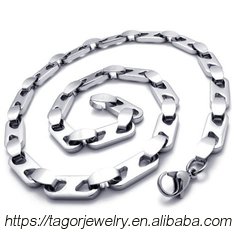China New Fashion Tagor Stainless Steel Jewelry Casting Chain NecklaceS Collection PXN002 supplier