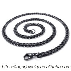 China New Fashion Tagor Stainless Steel Jewelry Casting Chain NecklaceS Collection PXN008 supplier