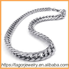 China New Fashion Tagor Stainless Steel Jewelry Casting Chain NecklaceS Collection PXN024 supplier