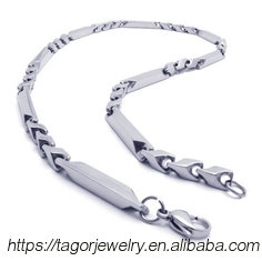 China New Fashion Tagor Stainless Steel Jewelry Casting Chain NecklaceS Collection PXN030 supplier