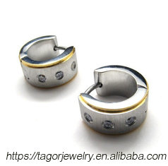 China Fashion High Quality Tagor Jewelry Stainless Steel Earring Studs Earrings PPE291 supplier