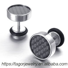 China Fashion High Quality Tagor Jewelry Stainless Steel Earring Studs Earrings PPE006 supplier