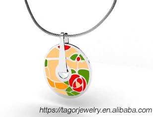 China Tagor Jewelry Top Quality Trendy Classic 316L Stainless Steel Necklace Pendant ADP187 supplier