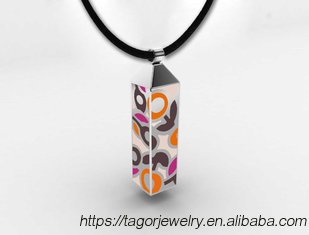 China Tagor Jewelry Top Quality Trendy Classic 316L Stainless Steel Necklace Pendant ADP196 supplier