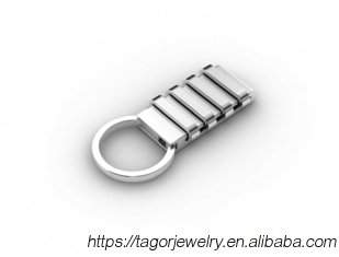 China Tagor Jewelry Top Quality Trendy Classic Men's Gift 316L Stainless Steel Key Chains ADK88 supplier