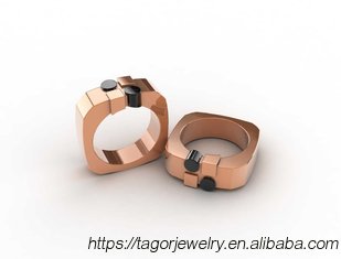 China Tagor Jewelry New Top Quality Trendy Classic 316L Stainless Steel Ring ADR89 supplier