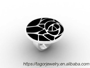 China Tagor Jewelry New Top Quality Trendy Classic 316L Stainless Steel Ring ADR113 supplier