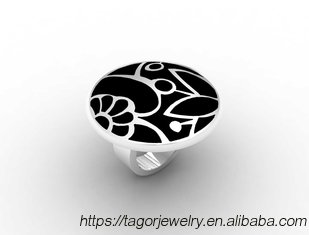 China Tagor Jewelry New Top Quality Trendy Classic 316L Stainless Steel Ring ADR116 supplier
