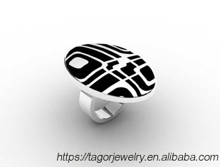 China Tagor Jewelry New Top Quality Trendy Classic 316L Stainless Steel Ring ADR119 supplier