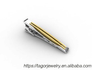 China Top Quality 316L Stainless Steel Tagor Jewelry Trendy Tie Pin Tie Clips Tie Bar ADT01 supplier