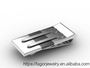 China Top Quality 316L Stainless Steel Tagor Jewelry Trendy Men's Gift Money Clip ADM02 supplier