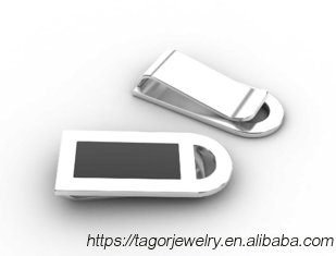 China Top Quality 316L Stainless Steel Tagor Jewelry Trendy Men's Gift Money Clip ADM03 supplier