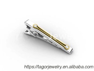 China Top Quality 316L Stainless Steel Tagor Jewelry Trendy Tie Pin Tie Clips Tie Bar ADT03 supplier