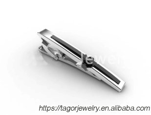 China Top Quality 316L Stainless Steel Tagor Jewelry Trendy Tie Pin Tie Clips Tie Bar ADT04 supplier