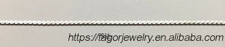 China Tagor Jewelry Wholesale Stainless Steel Hot Pendant Necklace Chain TGGC6,M.O.Q 50 Meter supplier