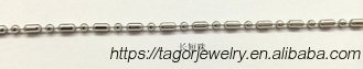 China Tagor Jewelry Wholesale Stainless Steel Hot Pendant Necklace Chain TGGC10,M.O.Q 50 Meter supplier