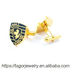 China Tagor Jewelry Regular Inventory High Quality Hot 316L Stainless Steel Cuff Links CQK22 supplier