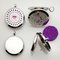 New 316L Stainless Steel Round Hollow Cutting Perfume Scented Oil Filling Floating Lockets supplier