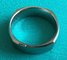 7mm Satin Brush Finish Square Cobalt Chrome High Polished Beveled Edges Wedding Band Ring supplier