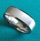 7mm Satin Brush Finish Square Cobalt Chrome High Polished Beveled Edges Wedding Band Ring supplier